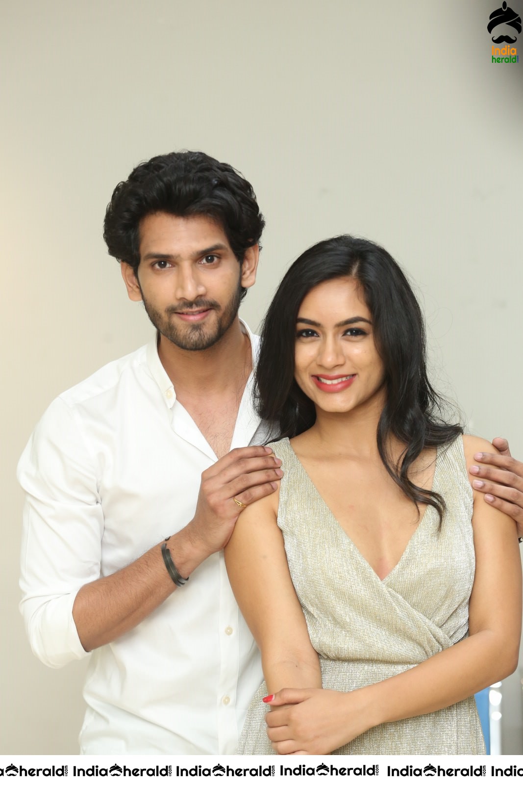 Actor Viraj Ashwin Hot Stills with the female lead Set 1