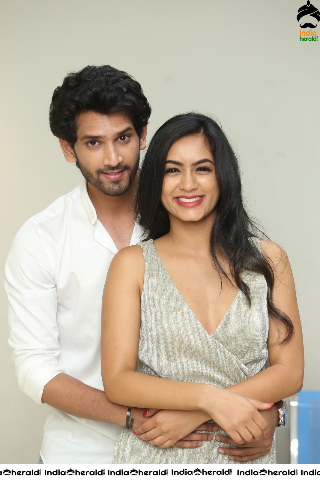 Actor Viraj Ashwin Latest Stills with the female lead Set 1