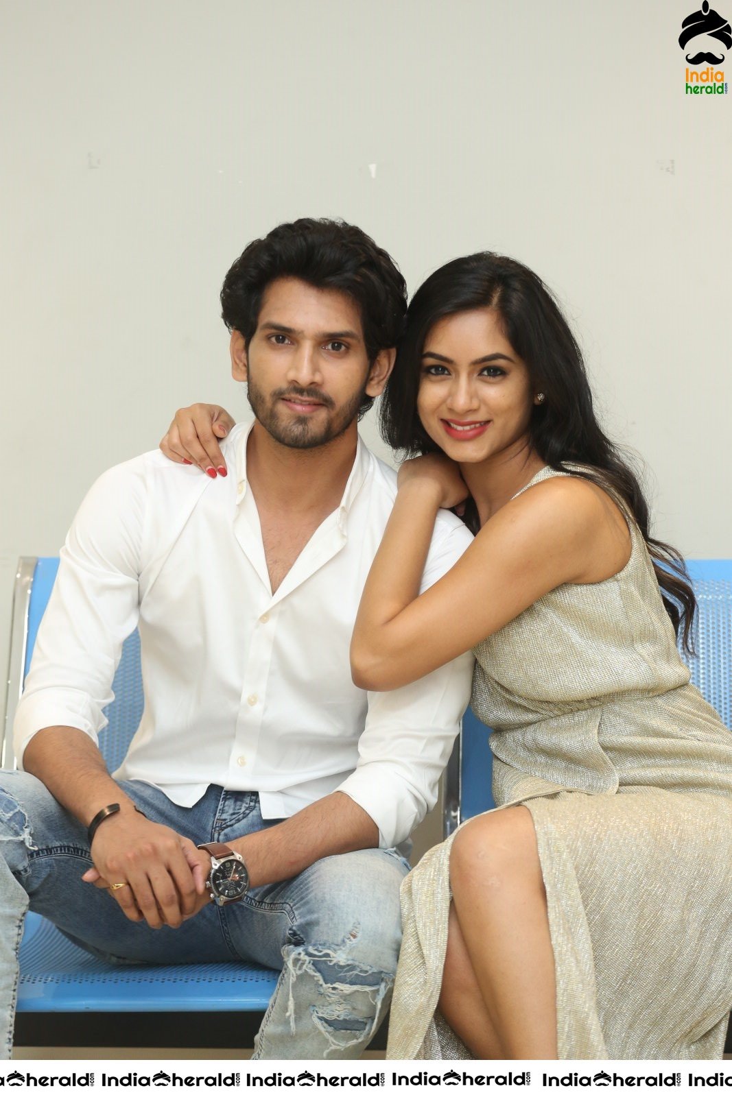 Actor Viraj Ashwin Latest Stills with the female lead Set 1
