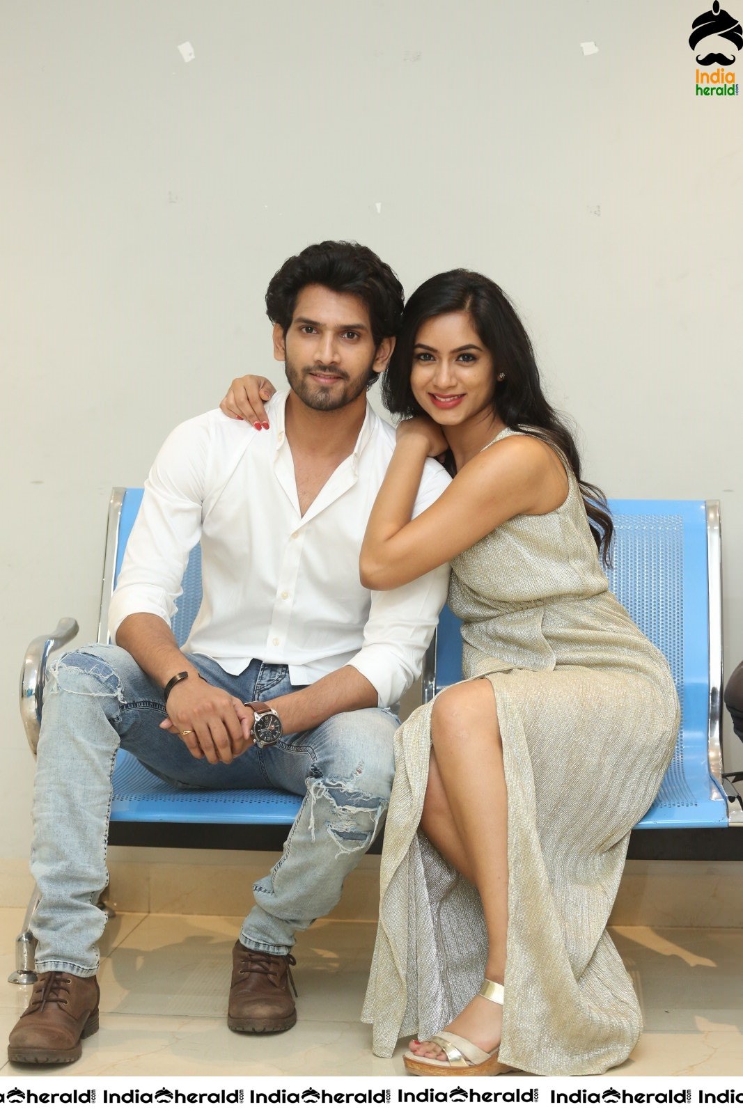 Actor Viraj Ashwin Latest Stills with the female lead Set 1