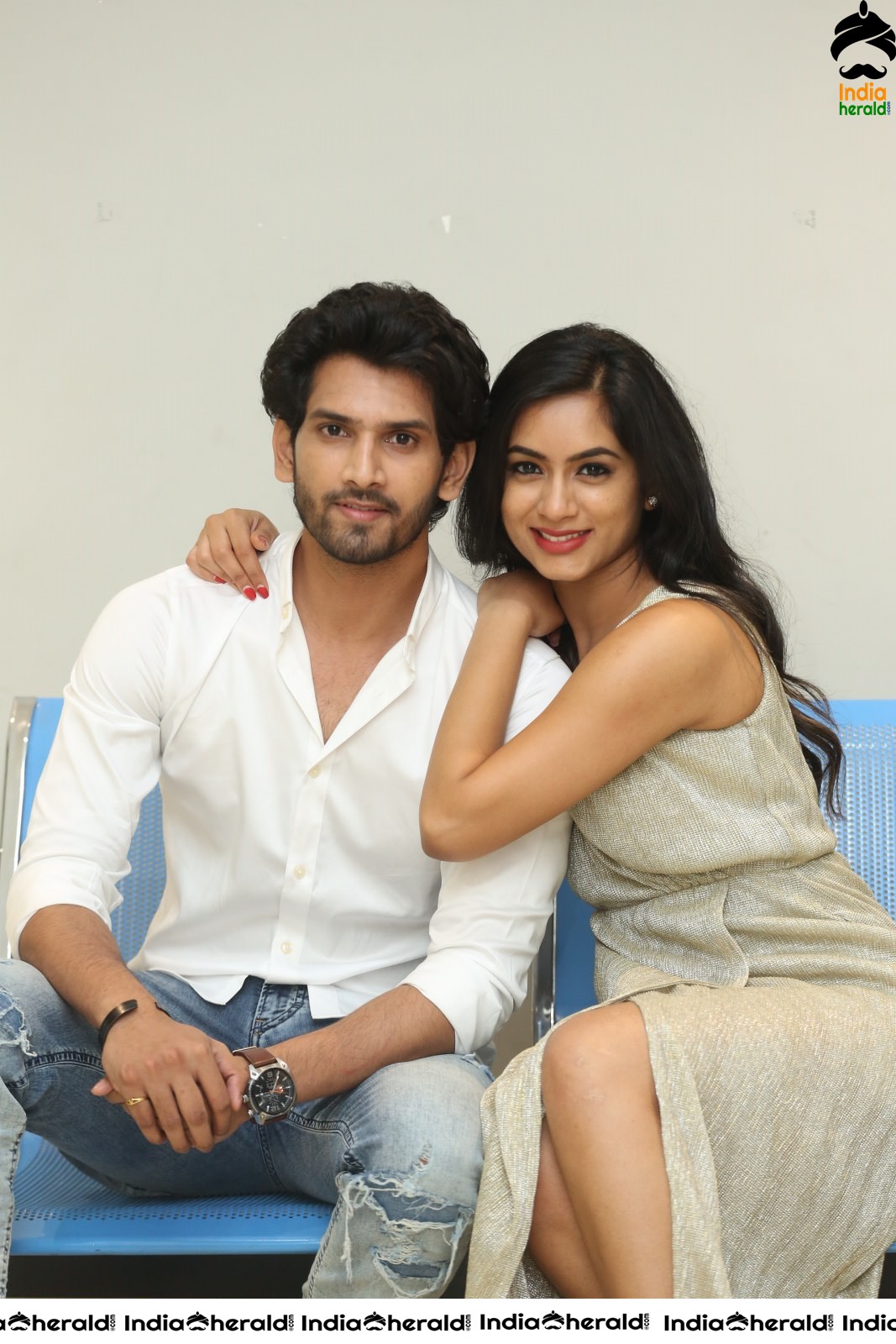 Actor Viraj Ashwin Latest Stills with the female lead Set 1