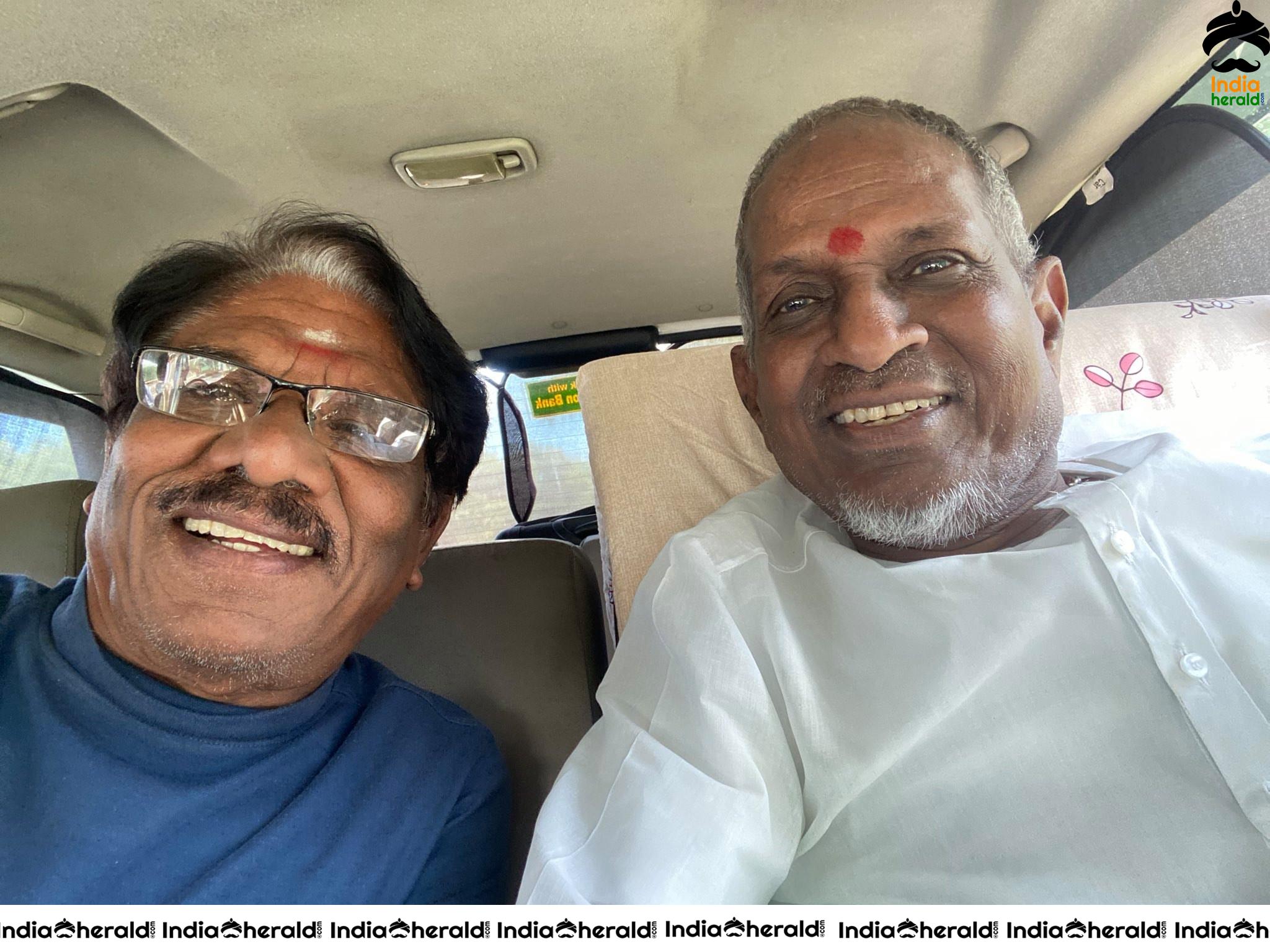Director Bharathi Raja and Music Composer Ilayaraja Seen To