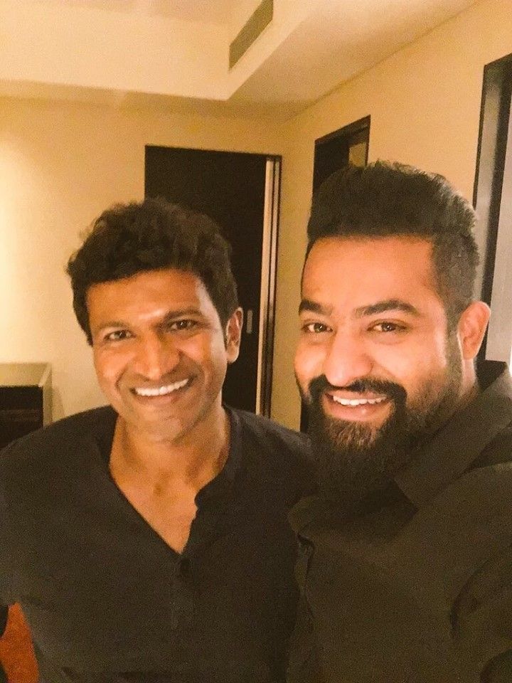 Jr NTR Selfie s with Punith Raj Kumar