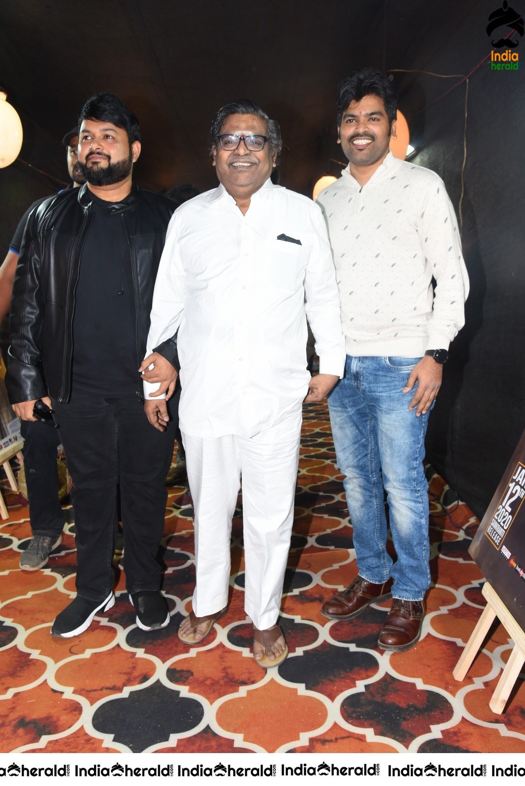 Music Director SS Thaman and Director Trivikram Srinivas en