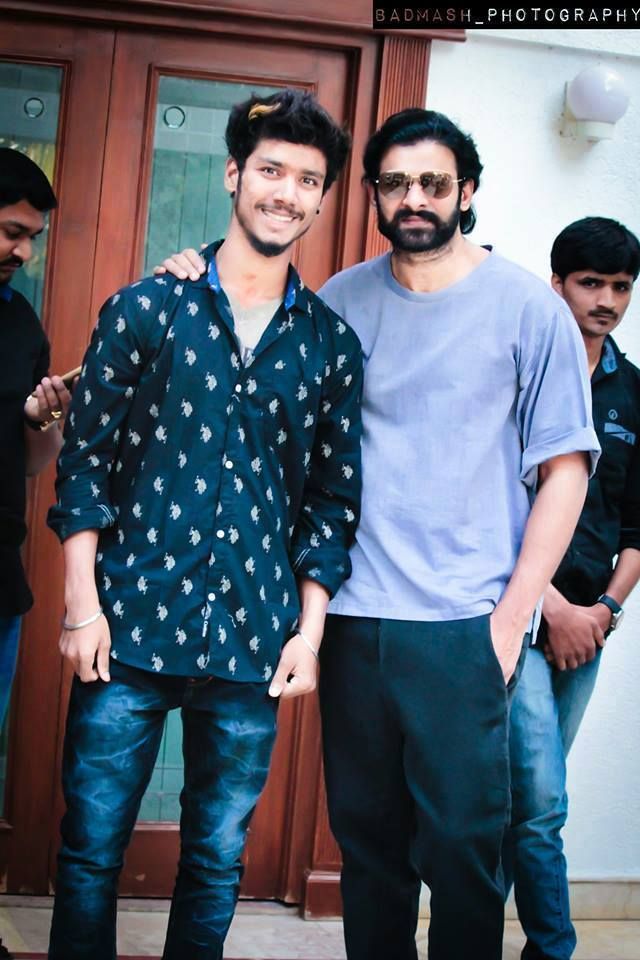 Rebel Star Prabhas with Fans Photos