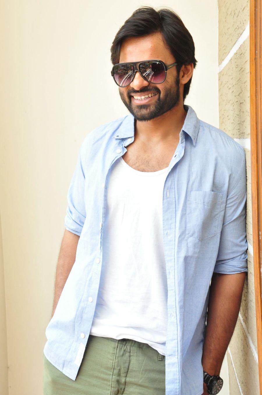 Sai Dharam Tej Interview Photos