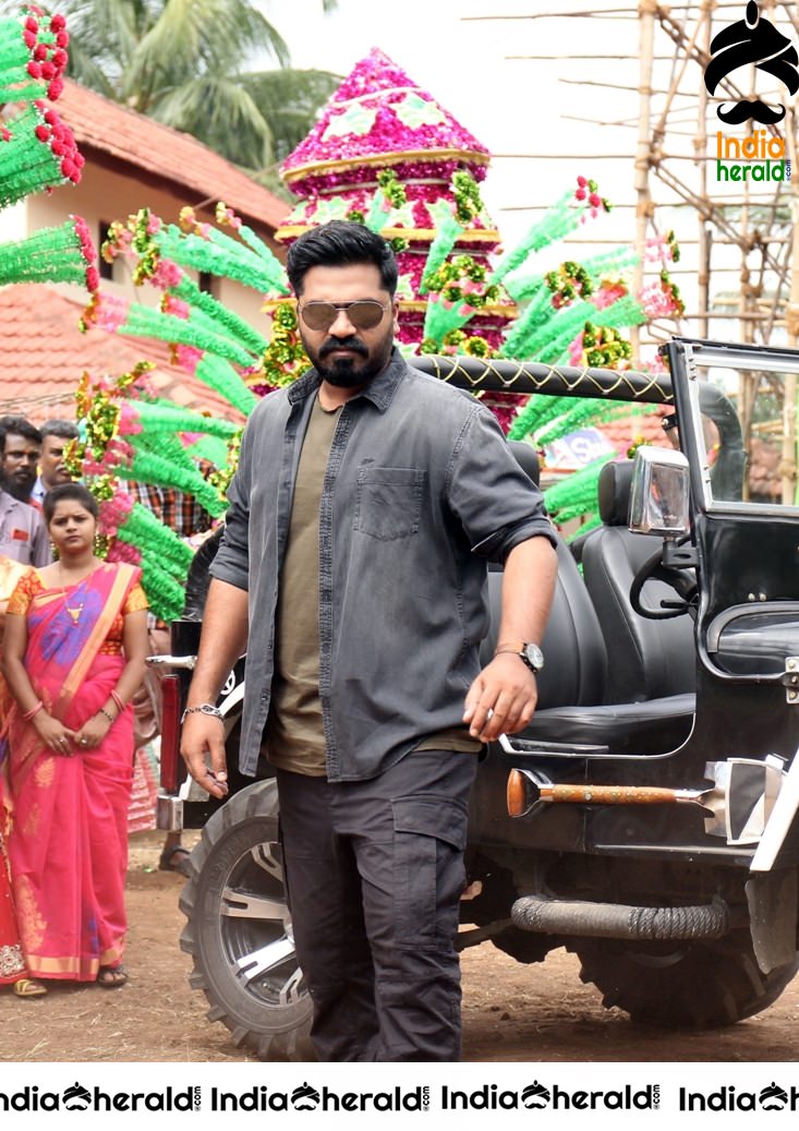 Unseen Photos of Actor STR from his last movie VRV as his 3