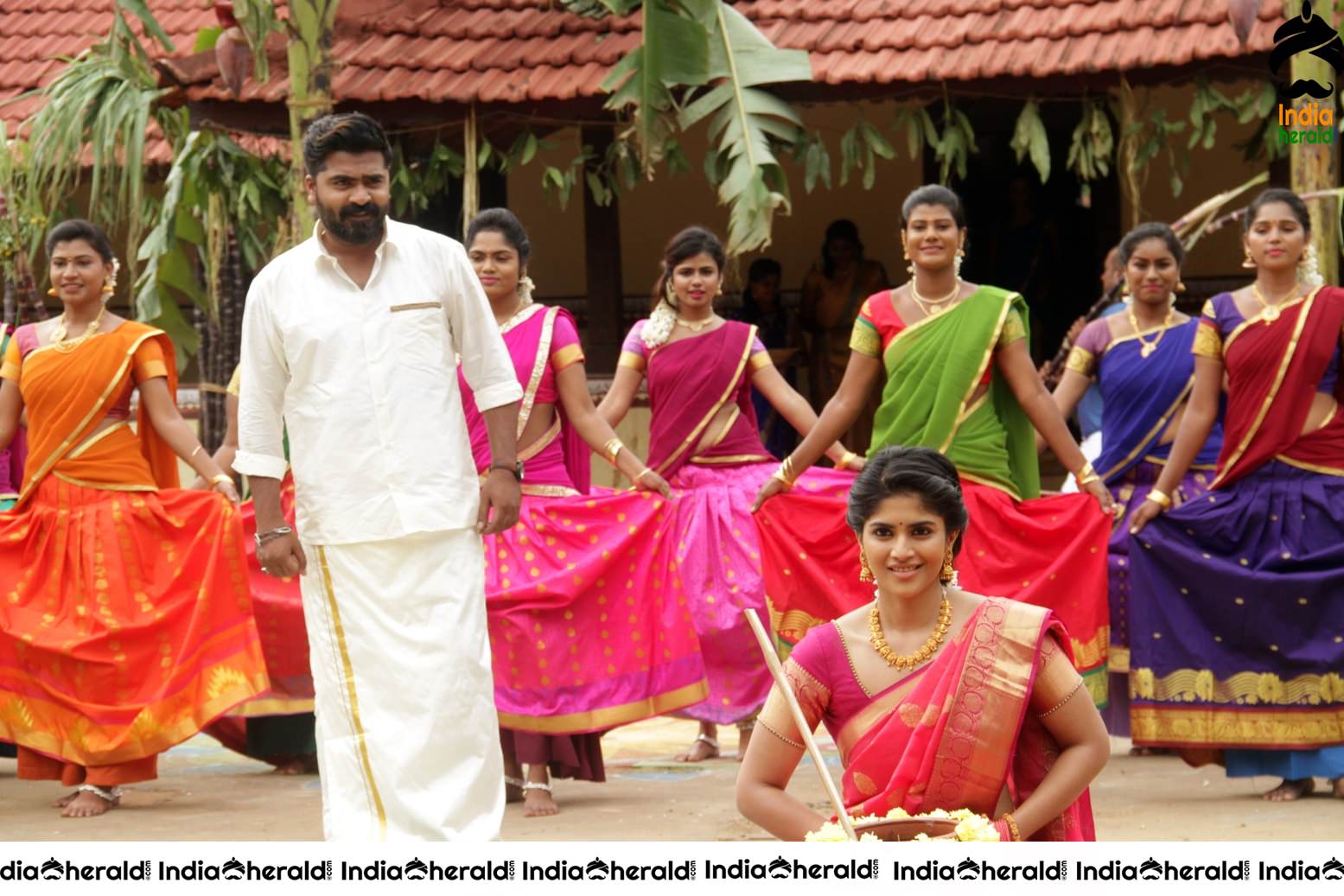 Unseen Photos of Actor STR from his last movie VRV as his 3