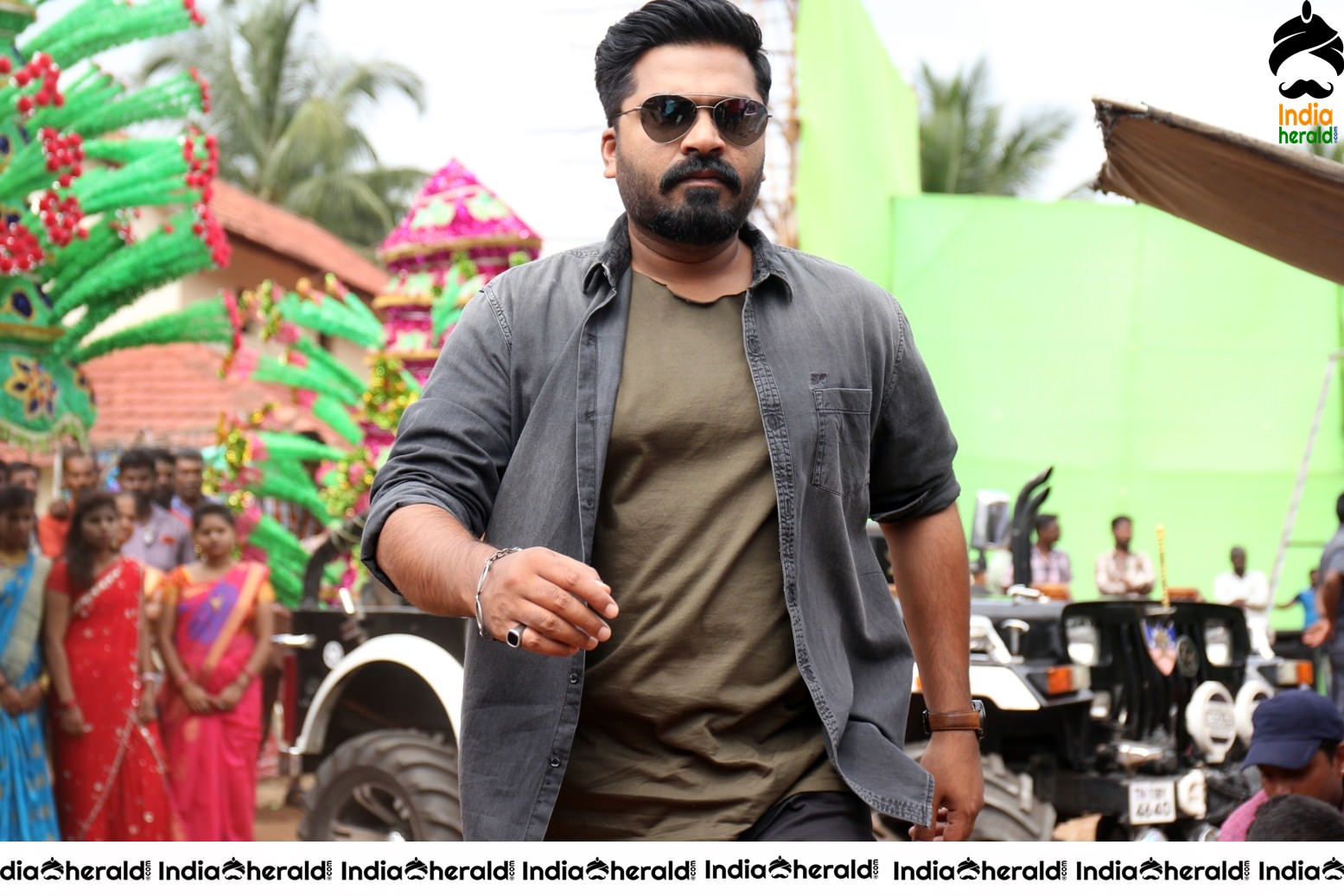 Unseen Photos of Actor STR from his last movie VRV as his 3