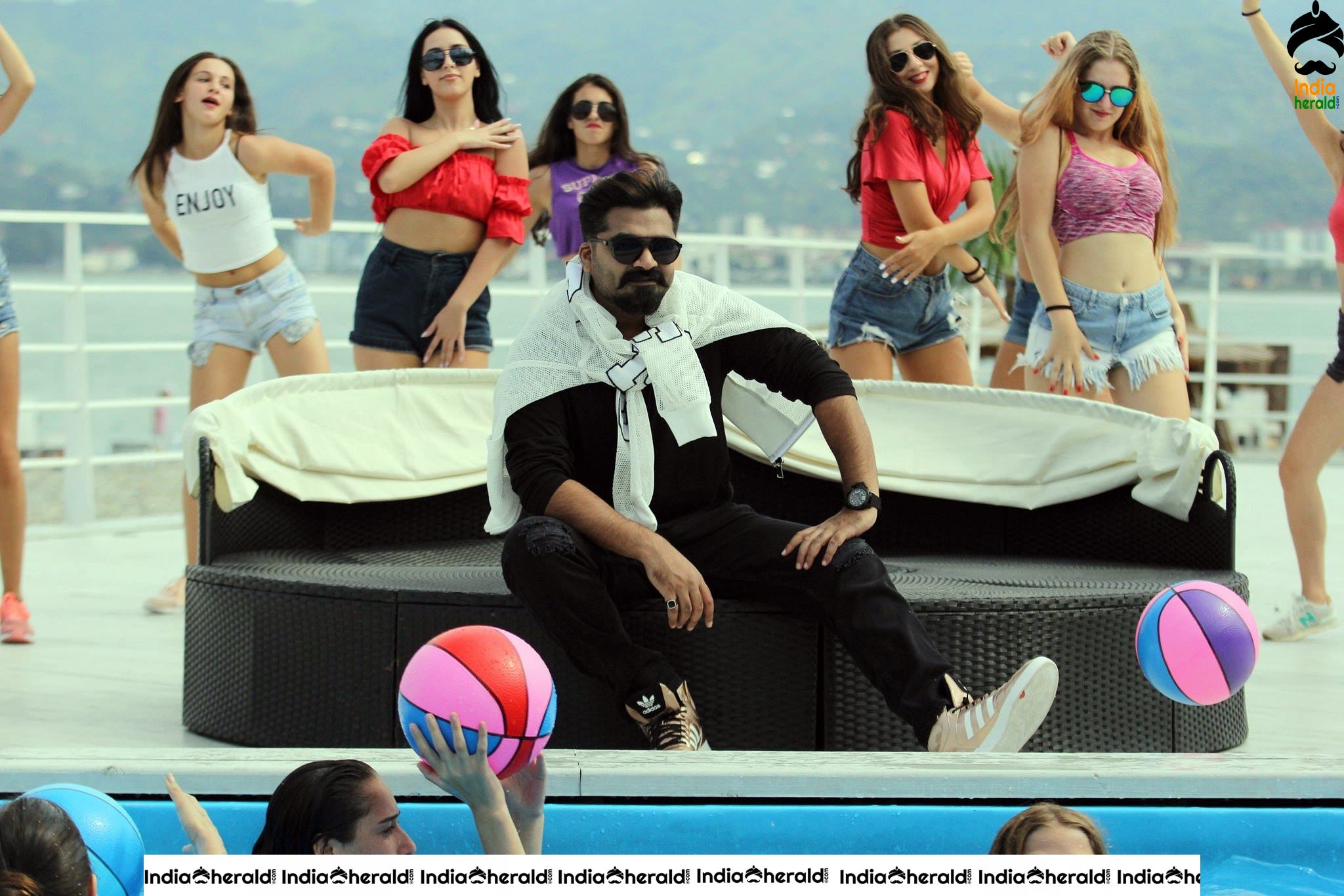 Unseen Photos of Actor STR from his last movie VRV as his 3