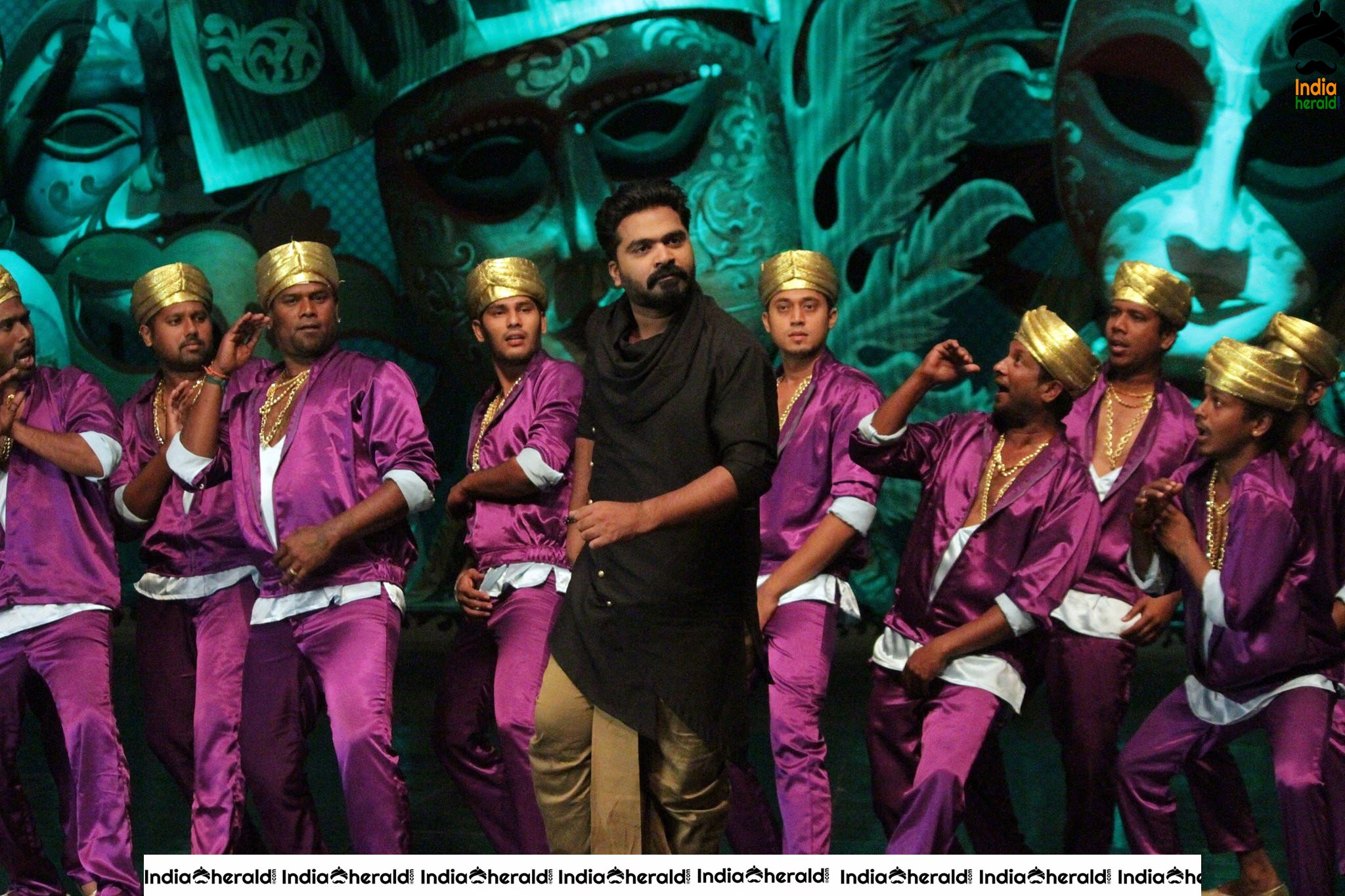 Unseen Photos of Actor STR from his last movie VRV as his 3