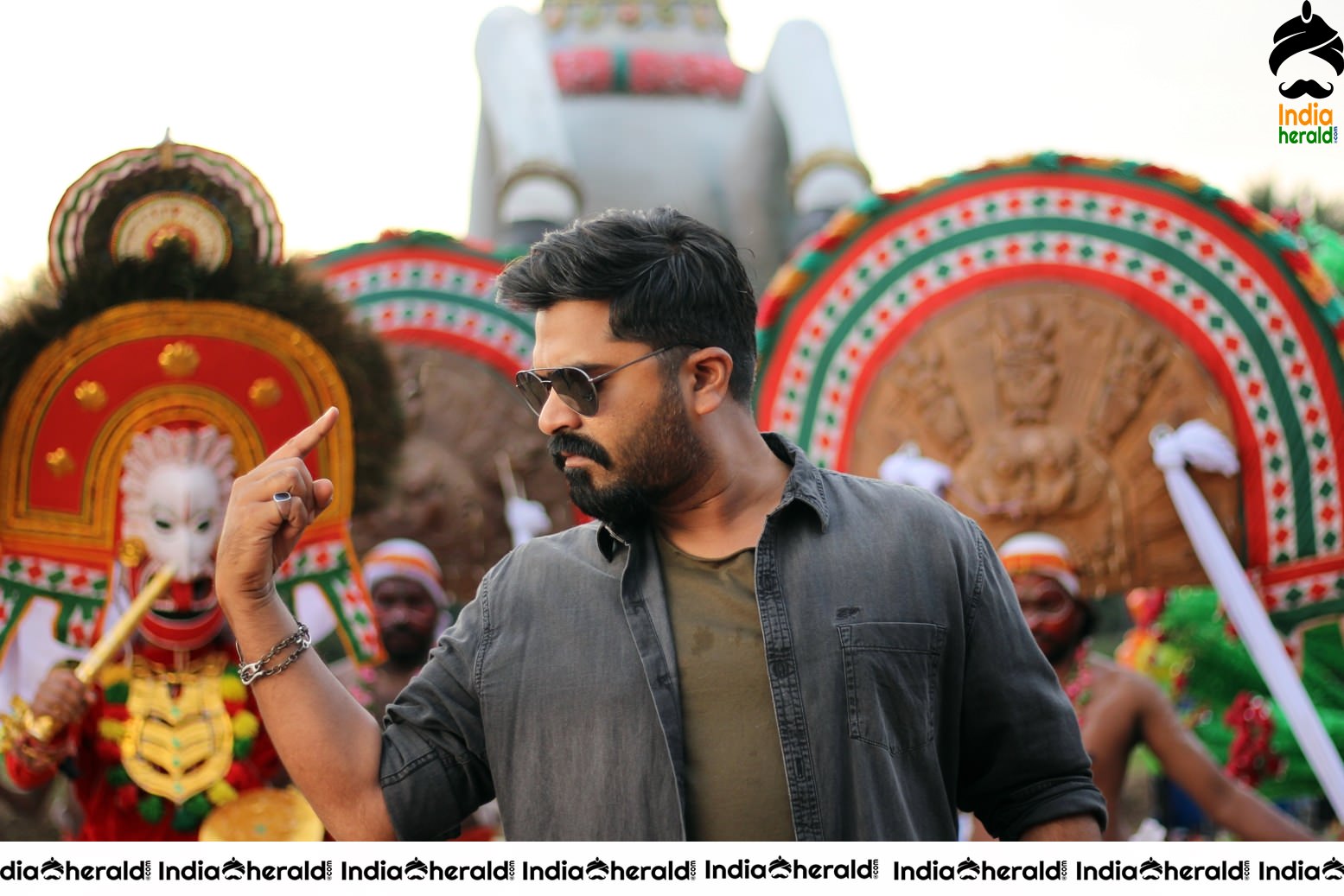 Unseen Photos of Actor STR from his last movie VRV as his 3