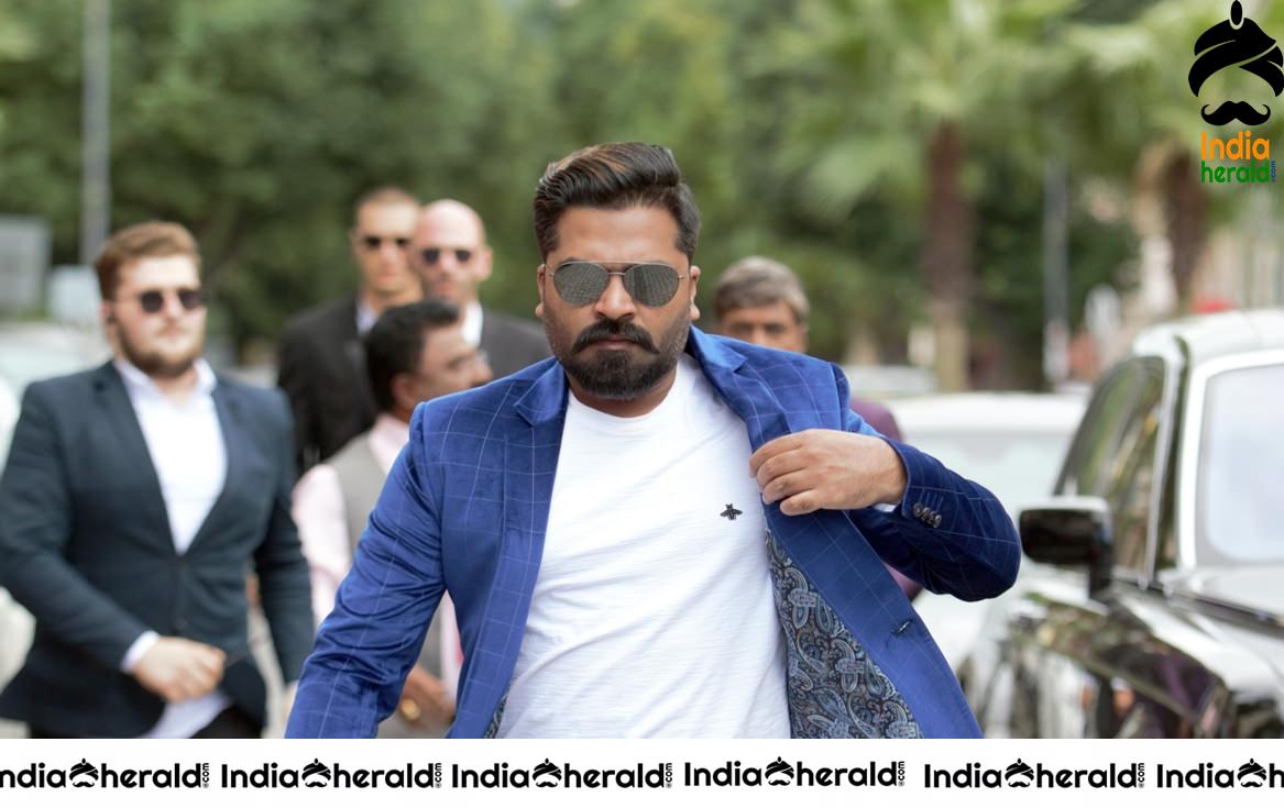 Unseen Photos of Actor STR from his last movie VRV as his 3