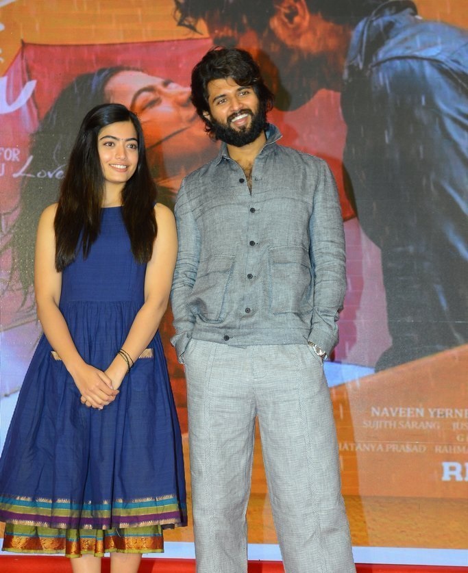 Vijay Deverakonda And Rashmika Mandanna at Dear Comrade Tra