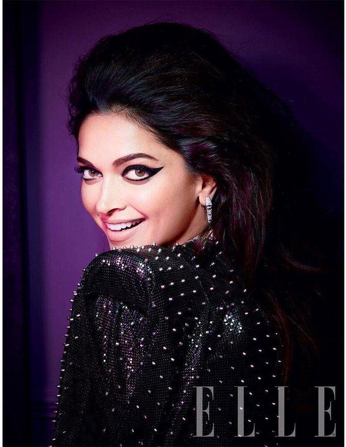 Deepika Padukone poses for ELLE Photoshoot Stills