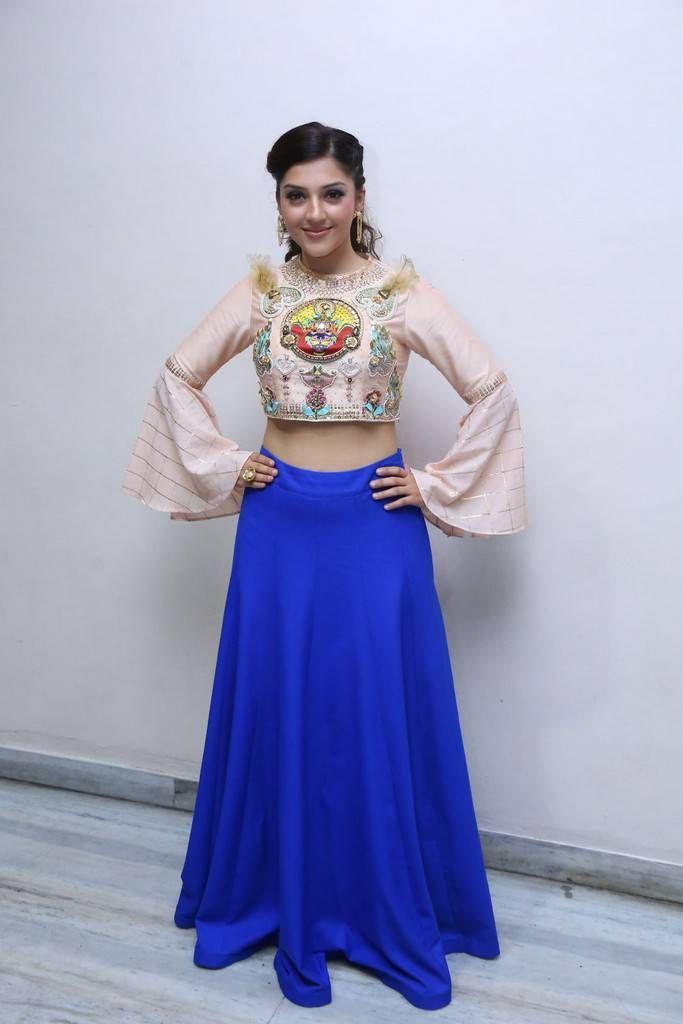 Mehreen Stills At Raja The Great Theatrical Trailer Launch