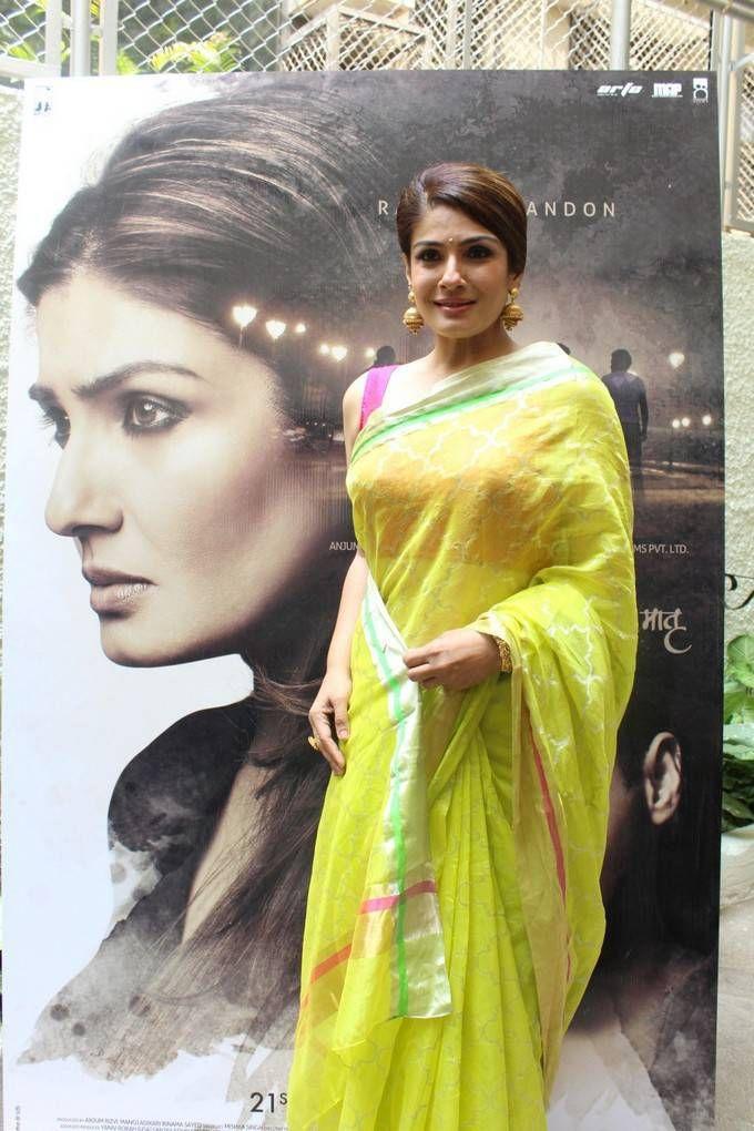Raveena Tandon Stills At Maatr Film Poster Launch