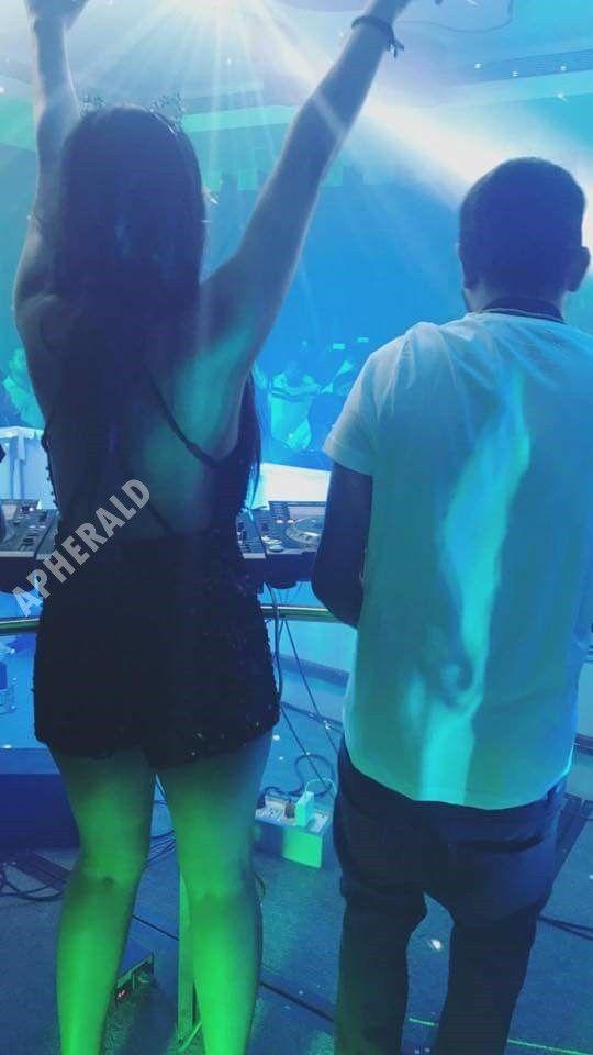 Young Actress Private Night New Year Party Fun Photos Leake 6980