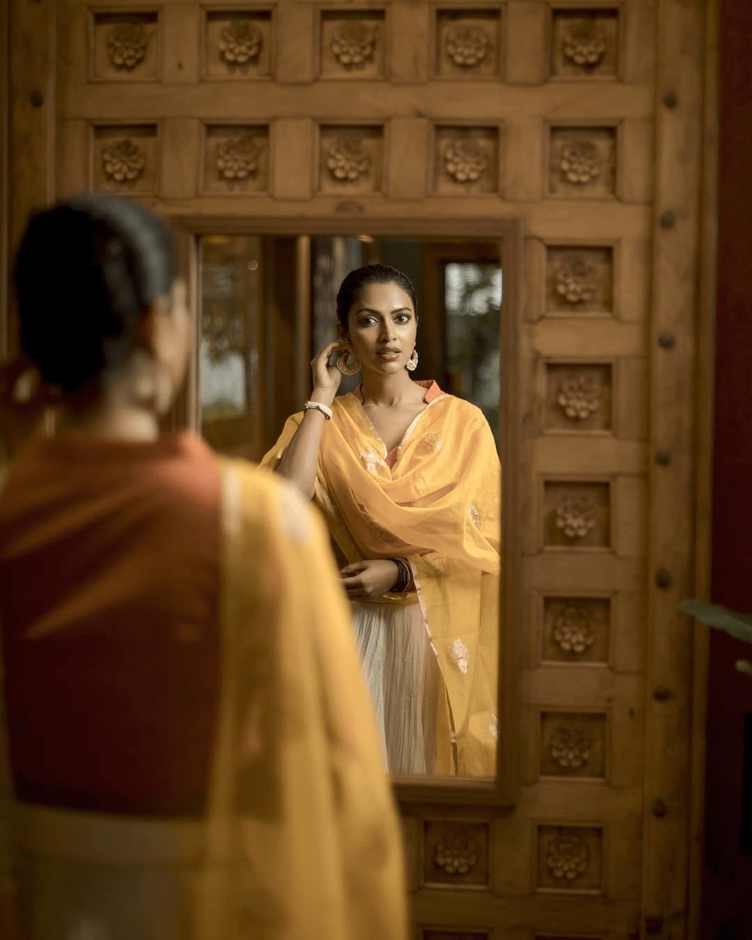 Aadai Amala Paul Finally Wears Dress In This Photoshoot