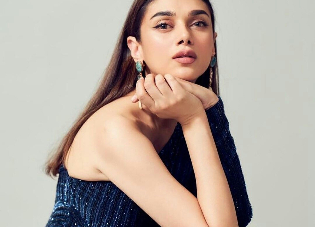 Aditi Rao Hydari Latest In Navy Blue Shoot