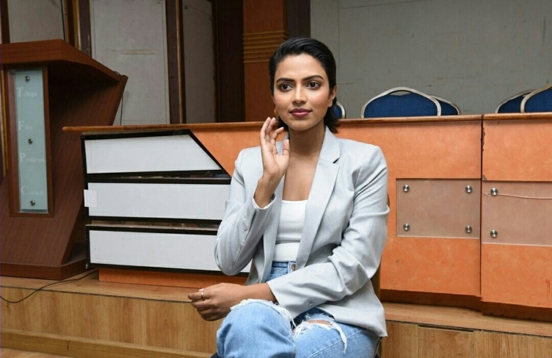 Alluring Amala Paul At The Promotions Of Aadai Aka Aame Set