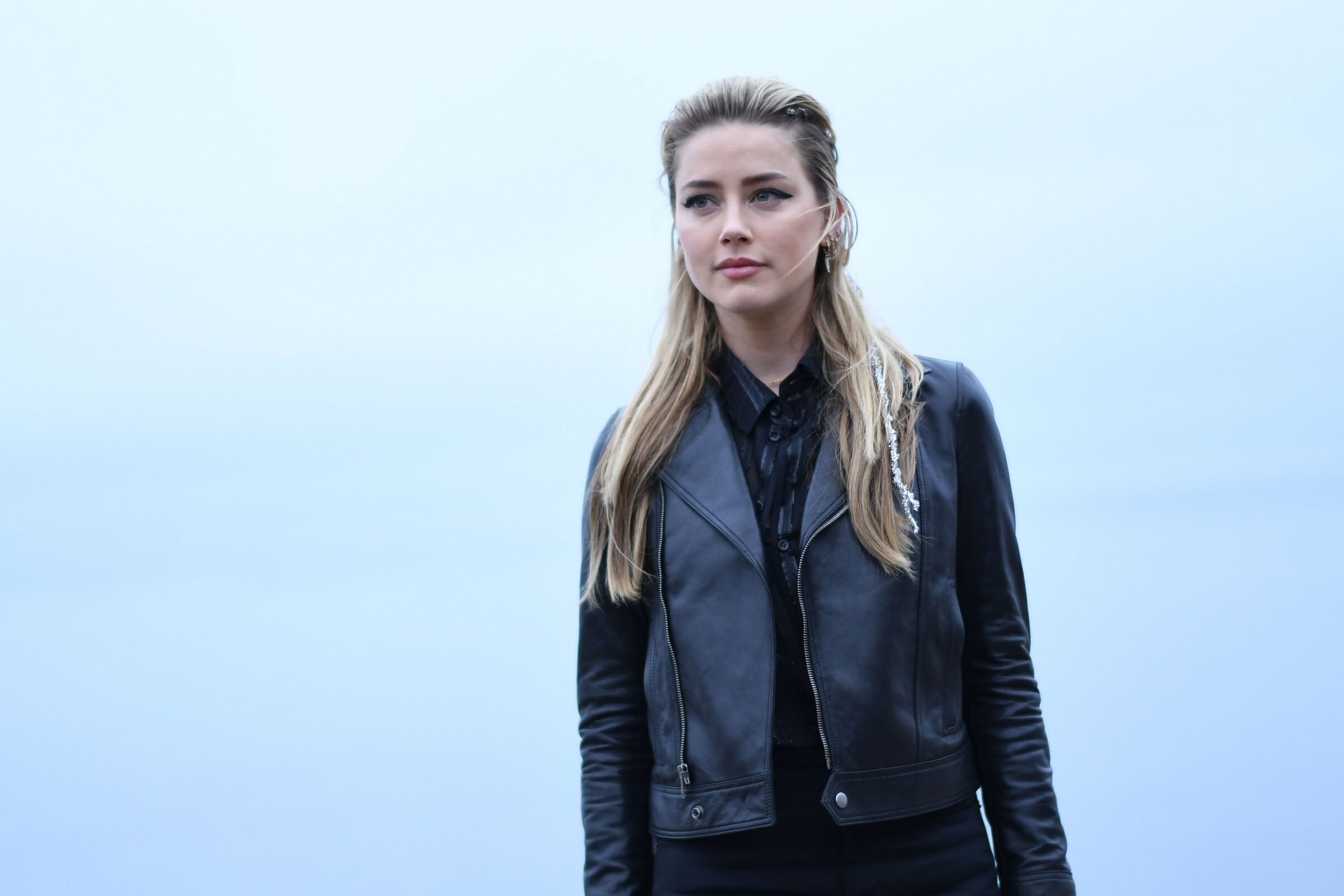 Amber Heard At Saint Laurent Mens Fashion Show In Malibu