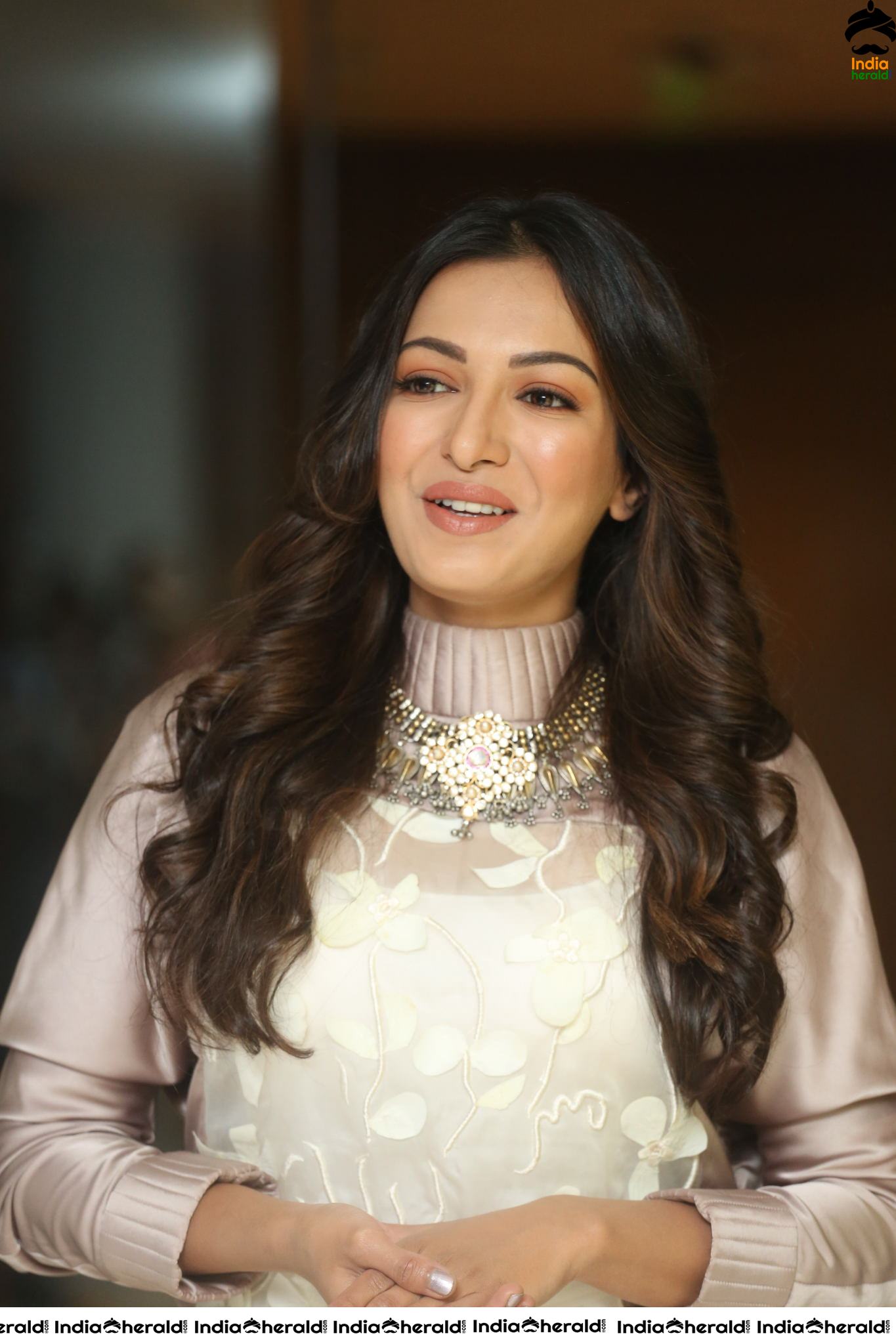 Catherine Tresa Looking Elegant During Her Recent Press Int