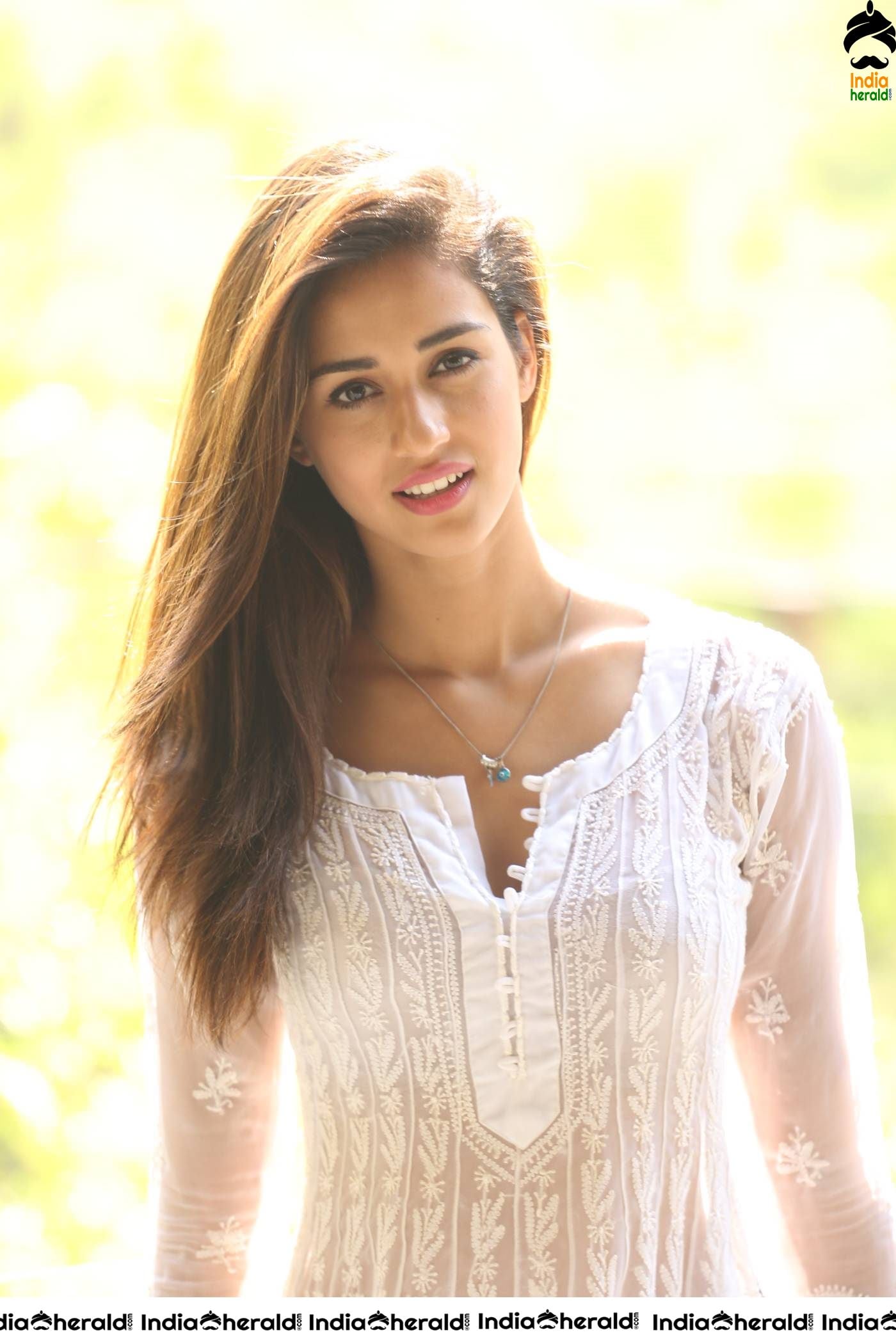 Disha Patani showing her Inner Beauty in Transparent White