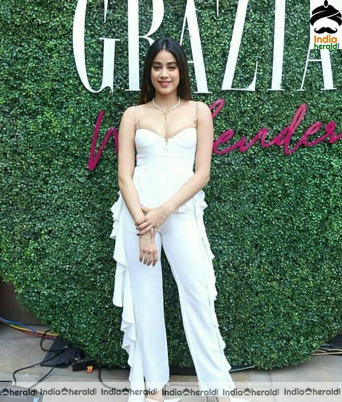 Jahnvi looking pretty at Grazia event