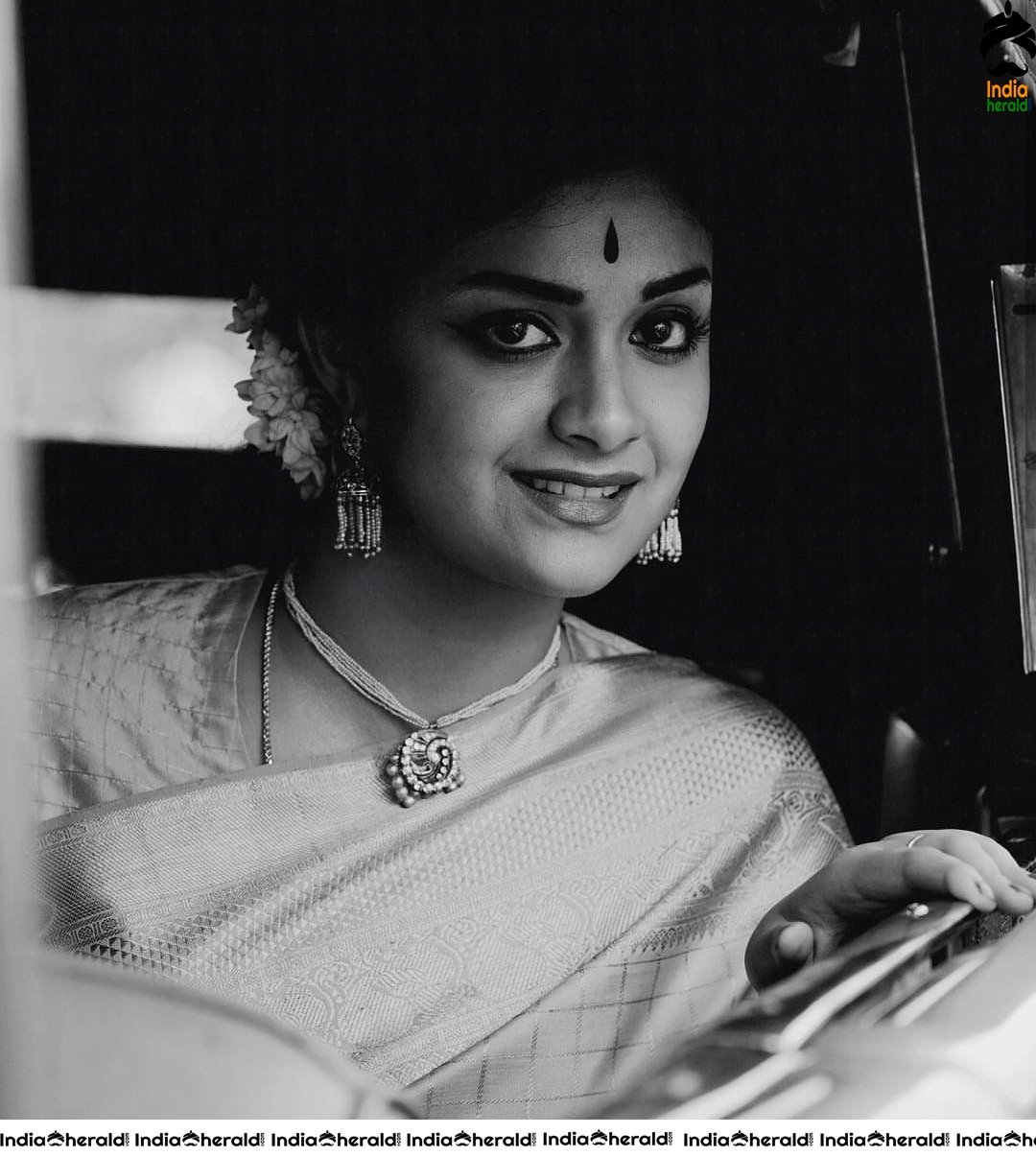 Keerthy Suresh Unseen Photos as legendary actress Savithri