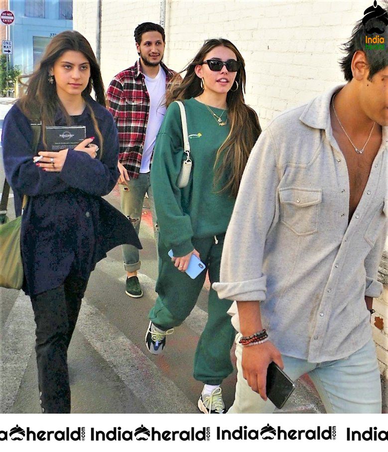 Madison Beer caught by Paparazzi while leaving Croft Alley