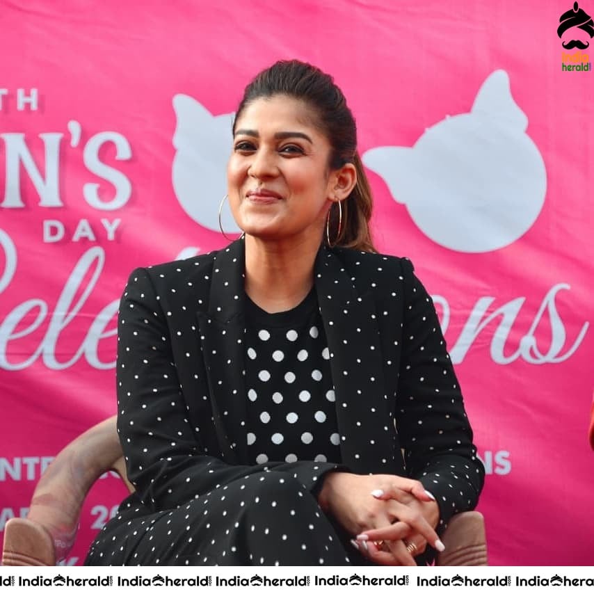 Nayantara clicked at Womens day celebration by the IRS Asso