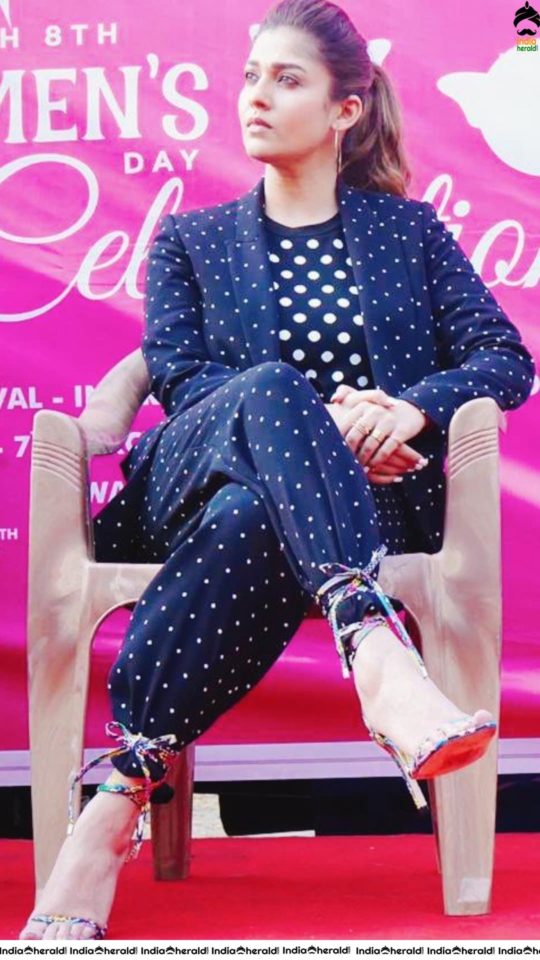 Nayantara clicked at Womens day celebration by the IRS Asso