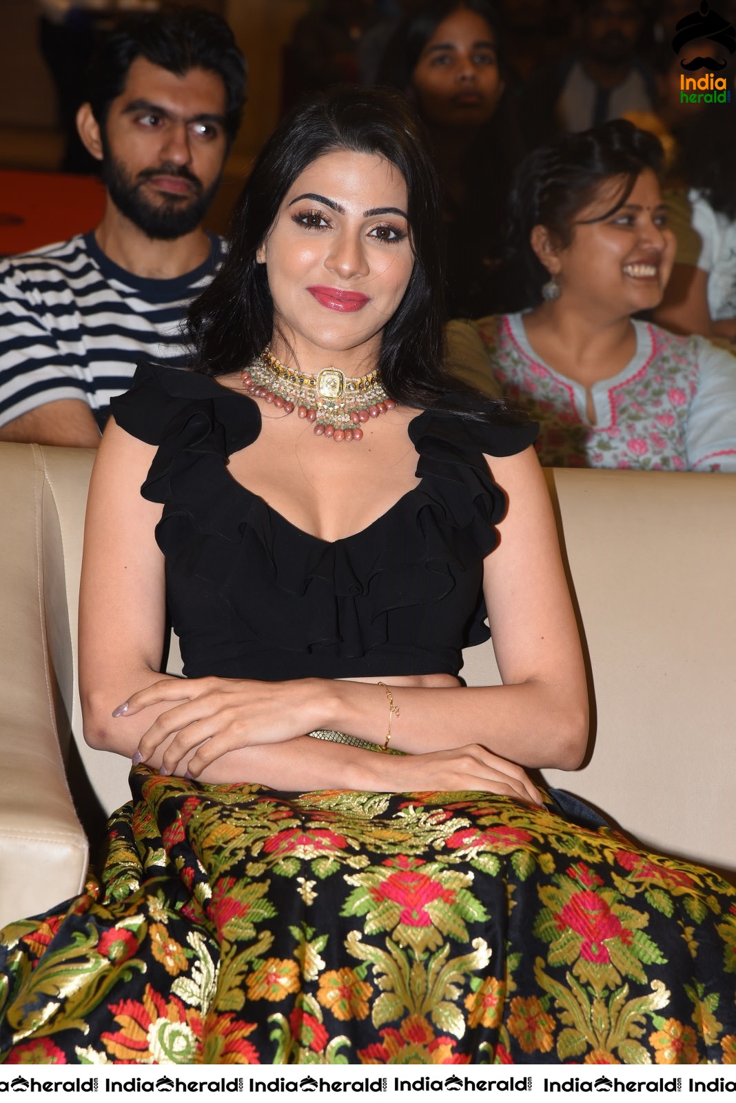 Nikki Tamboli Flaunts Her Smile And Teasing Cleavage Set 2