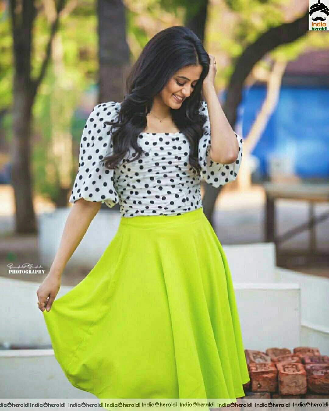 Priya Mani Latest Black and white Dress Stills