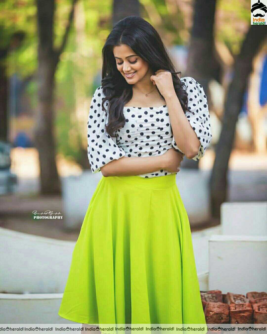 Priya Mani Latest Black and white Dress Stills