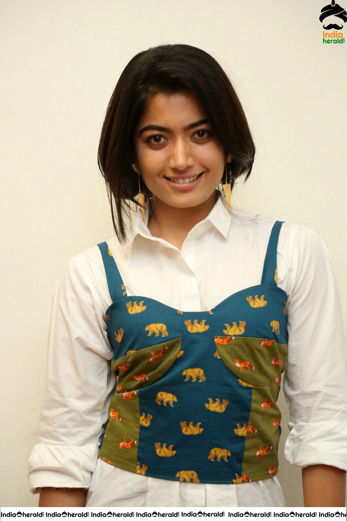 Rashmika Mandanna Latest Hot Clicks In An Unique Dress