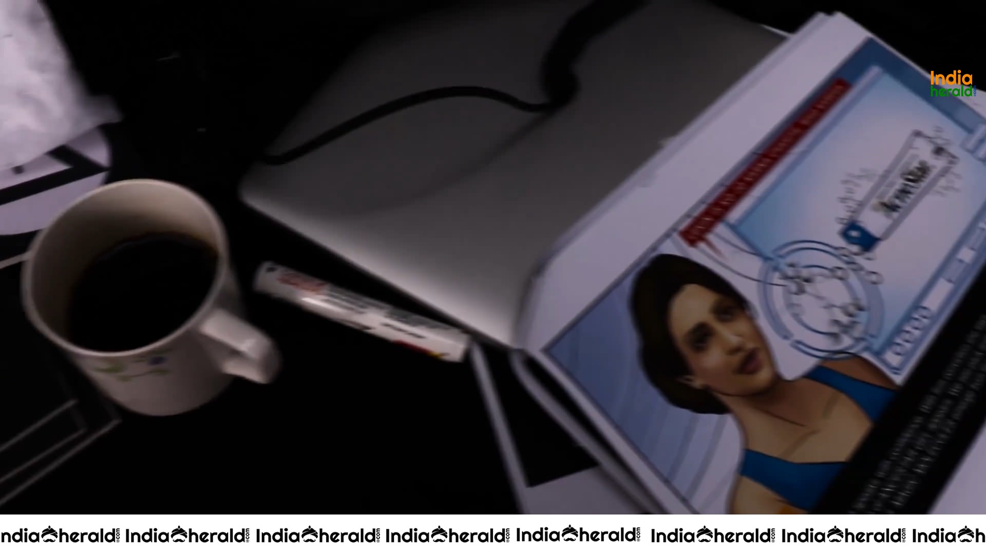 Shruti Haasan Hot BTS Photos during Ad Shoot Set 5