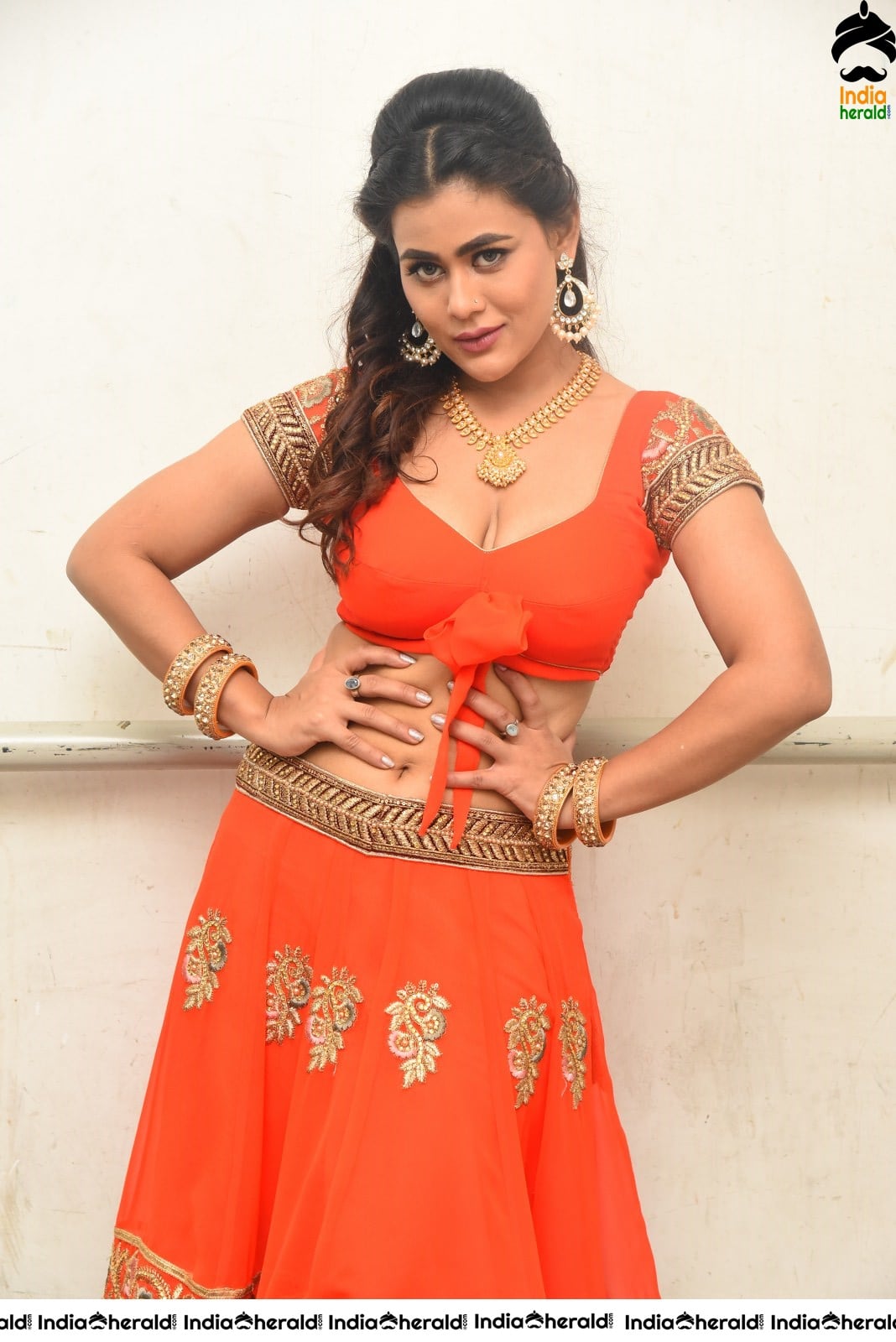 Sizzling Sneha Gupta Latest Hot Stills Exposing her Midriff