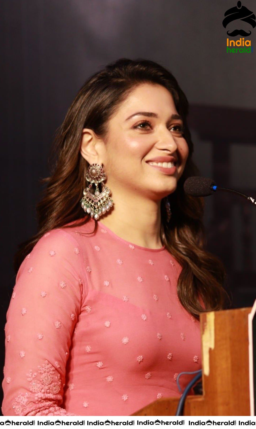 Tamanna Hot in Tight Pink Chudi Photoshoot