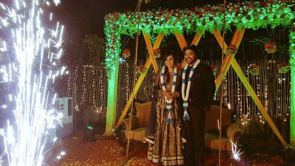 Actor Chandran and VJ Anjana Wedding Reception Photos