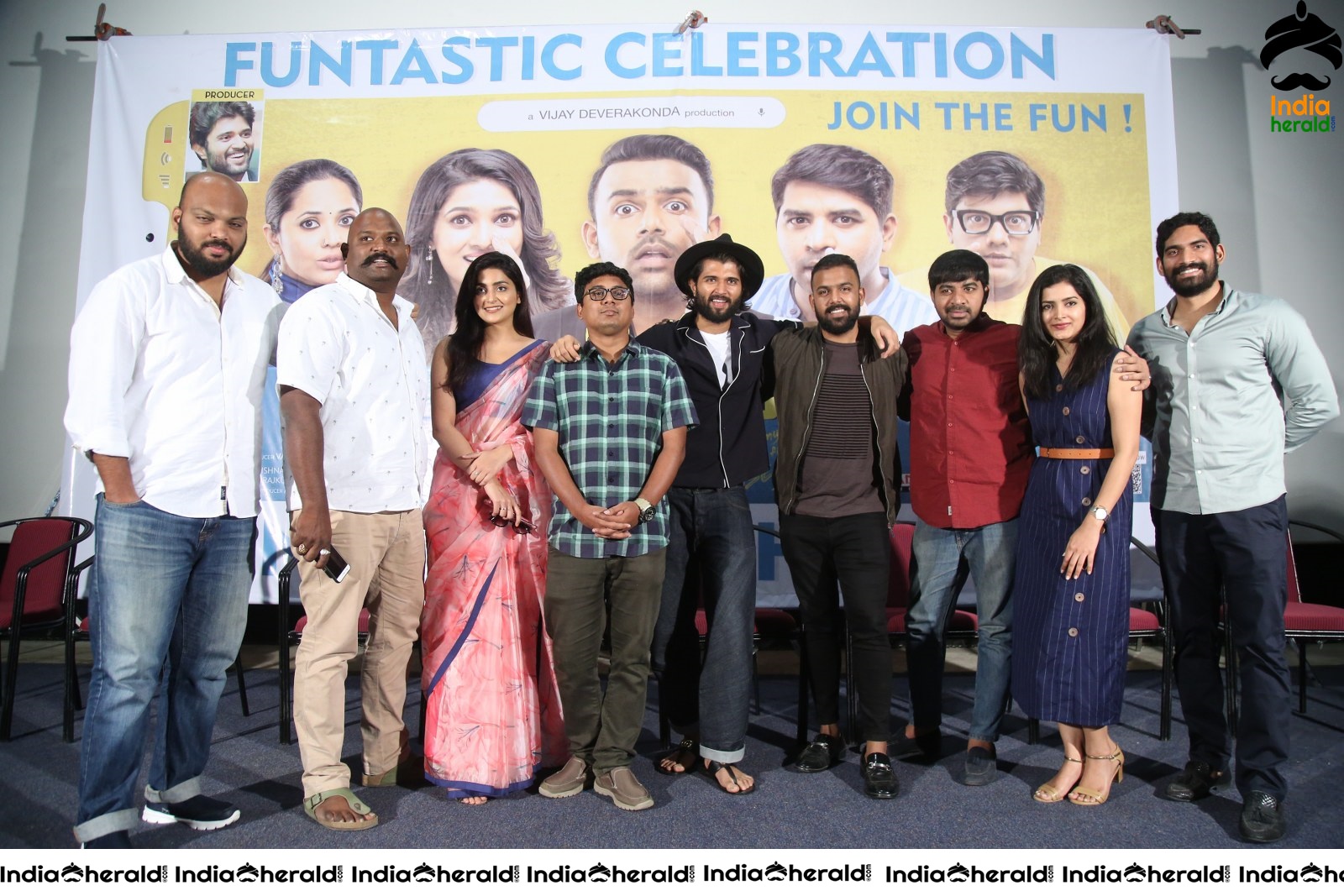 Actors Group Photo at MMC Success Meet Set 1