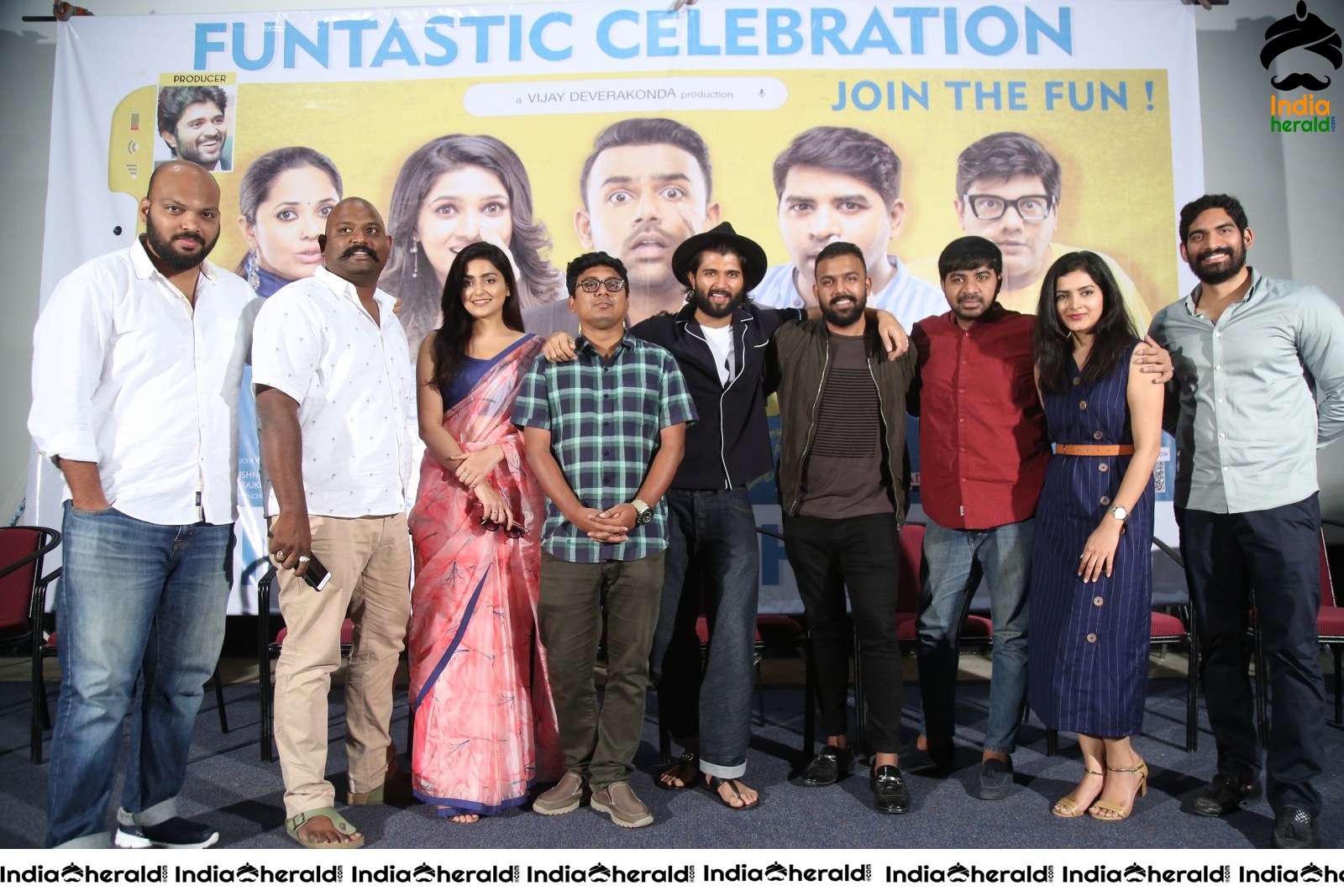 Actors Group Photo at MMC Success Meet Set 1