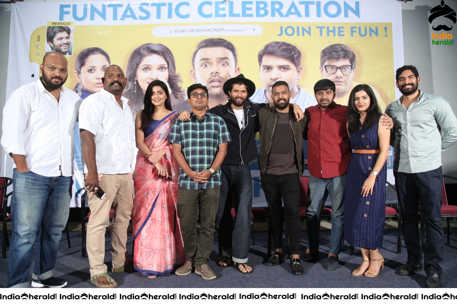 Actors Group Photo at MMC Success Meet Set 1