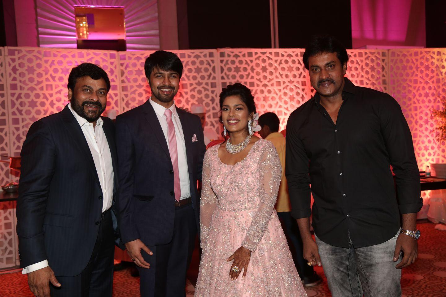Celebrities at Sreeja Reception Pics