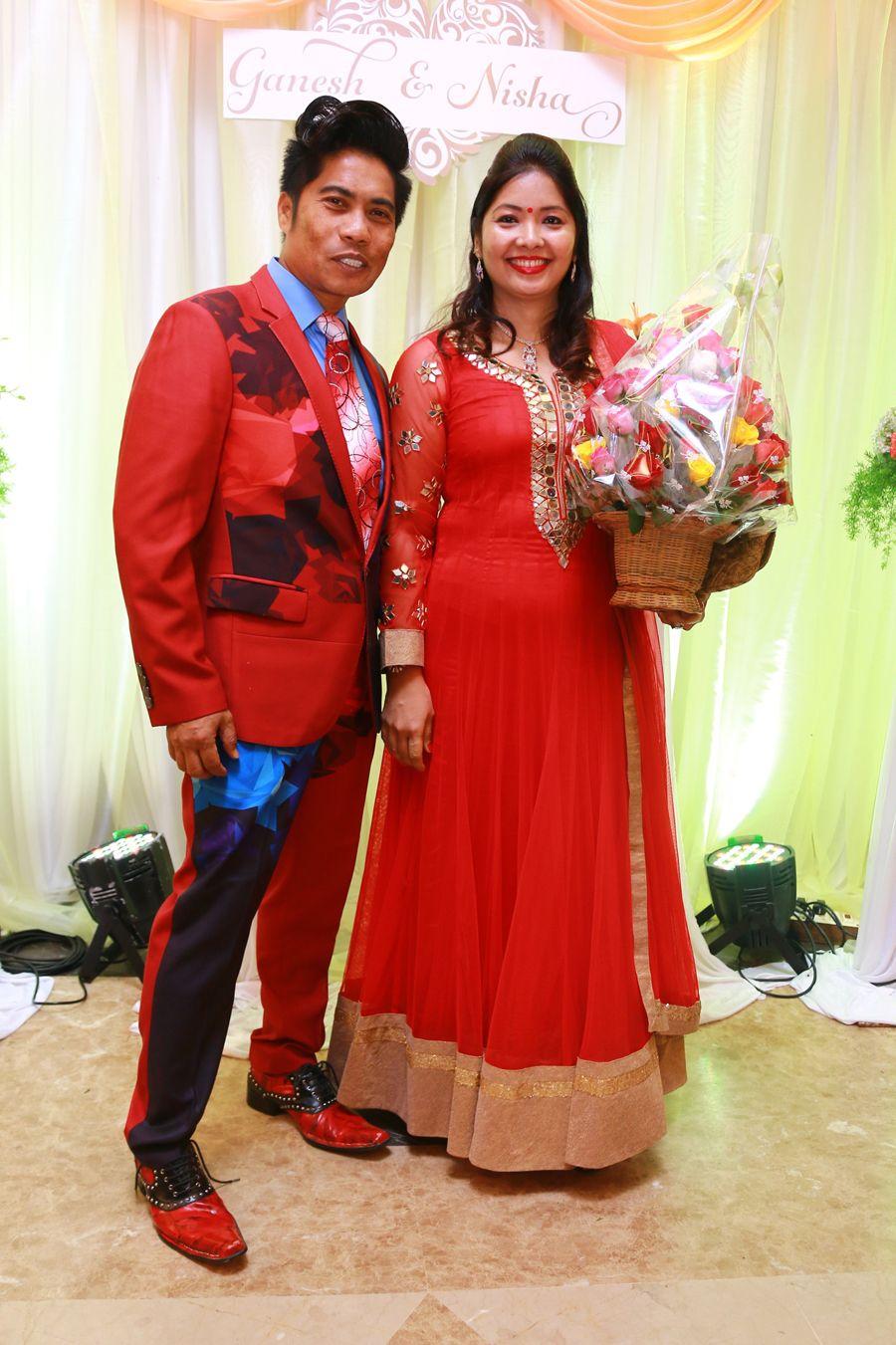 Ganesh Venkatram Nisha Wedding Reception Photos