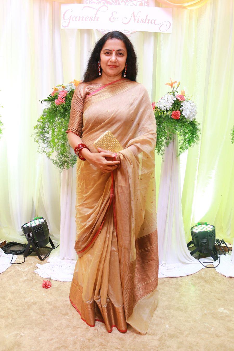 Ganesh Venkatram Nisha Wedding Reception Photos