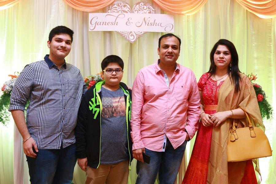 Ganesh Venkatram Nisha Wedding Reception Photos