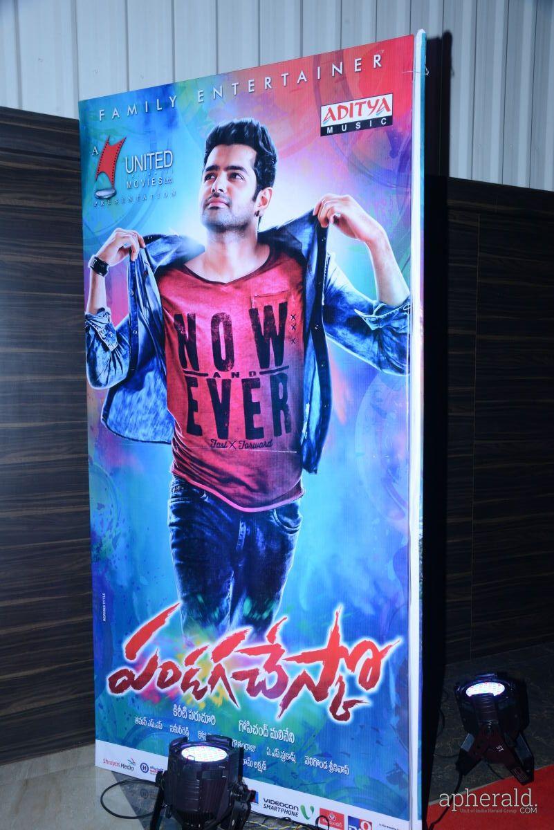 Pandaga Chesuko Hoardings At Audio Launch