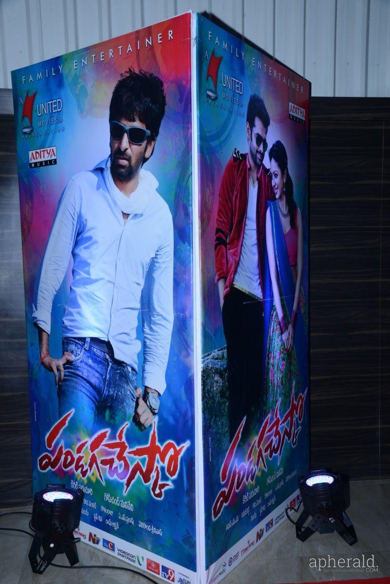 Pandaga Chesuko Hoardings At Audio Launch